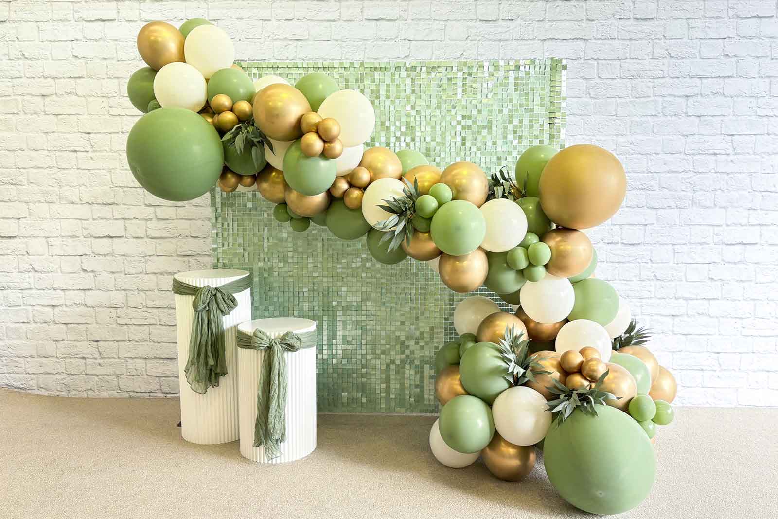 Shimmer Wall Mint Green Hire Auckland | Premium Mint Backdrop - Mad Dog ...